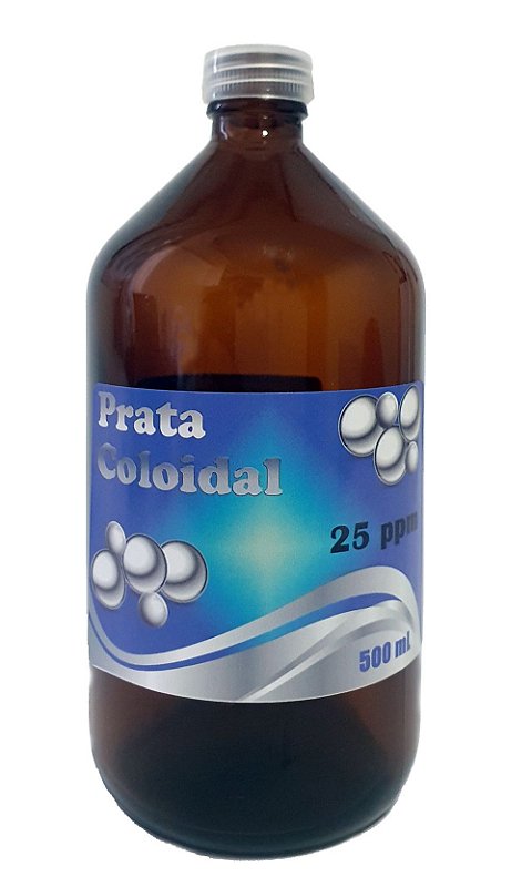 PRATA COLOIDAL 25 ppm - 500 mL - ClO2 Brasil