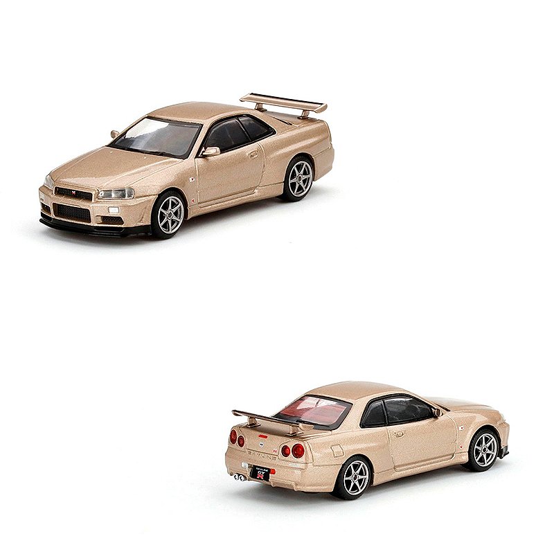 Miniatura Mini GT 1:64 Nissan Skyline GT-R R34 M-Spec - Counting Minis