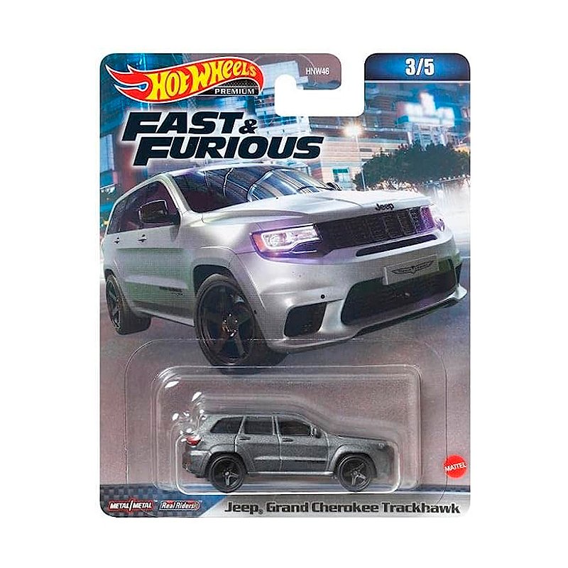 Hot Wheels Premium Cherokee Trackhawk - Counting Minis