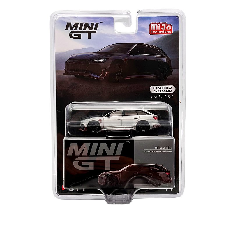 Miniatura Mini GT 1:64 ABT Audi RS6 ABT - CHASE - Counting Minis