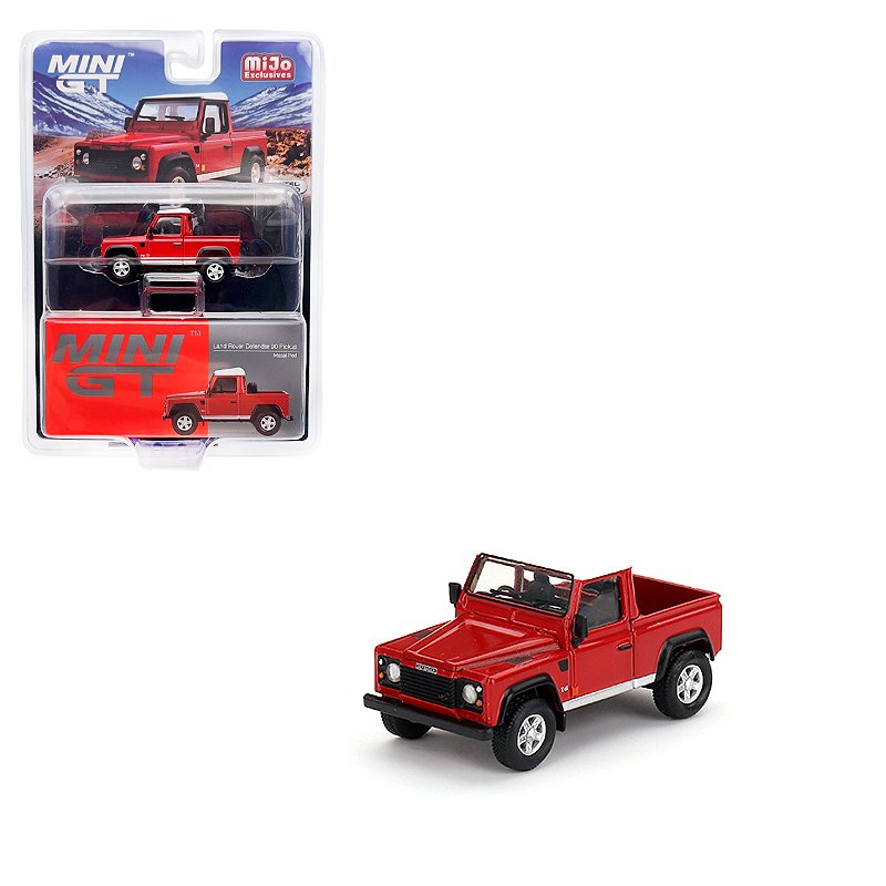 Miniatura Diecast Mini GT 1:64 Land Rover Defender 90 #323 - Counting Minis