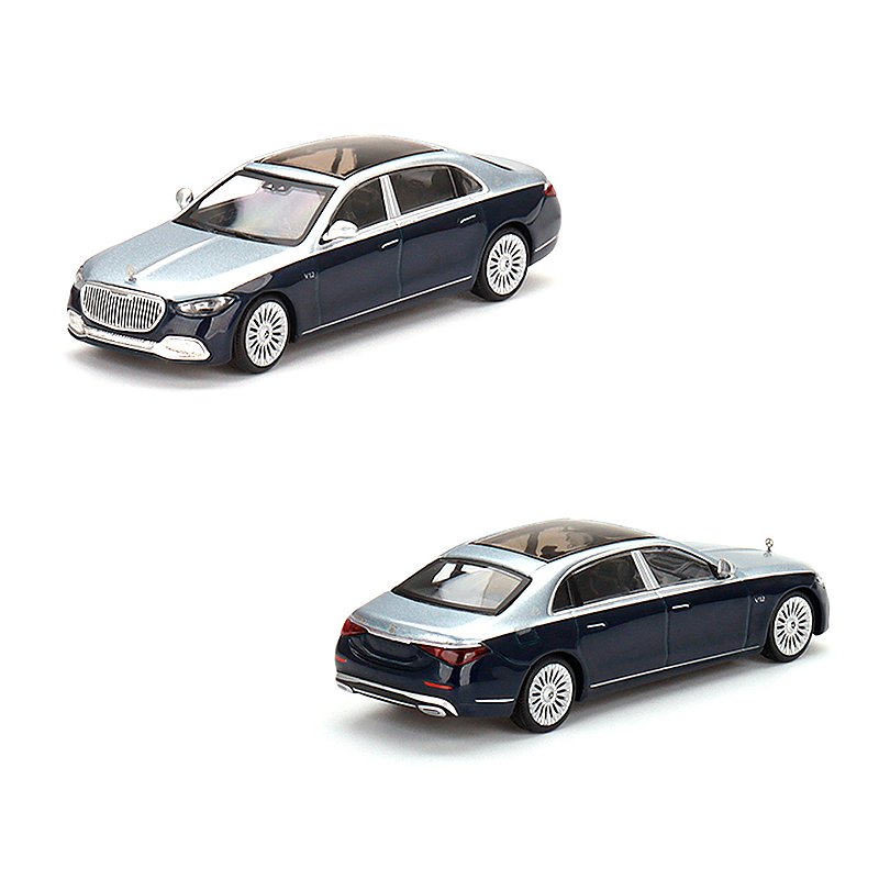 **LEIA Miniatura Mini GT 1:64 Mercedes-Mayback S680 #516 - Counting Minis