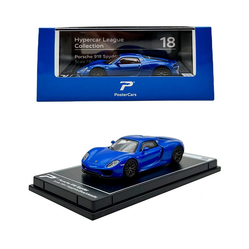Miniatura Poster Cars 1:64 - Porsche 918 Spyder - Counting Minis