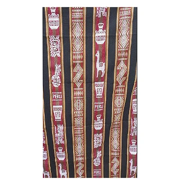 Manta Andina PRETA 2m x 1,20 - Produtos Bolivianos