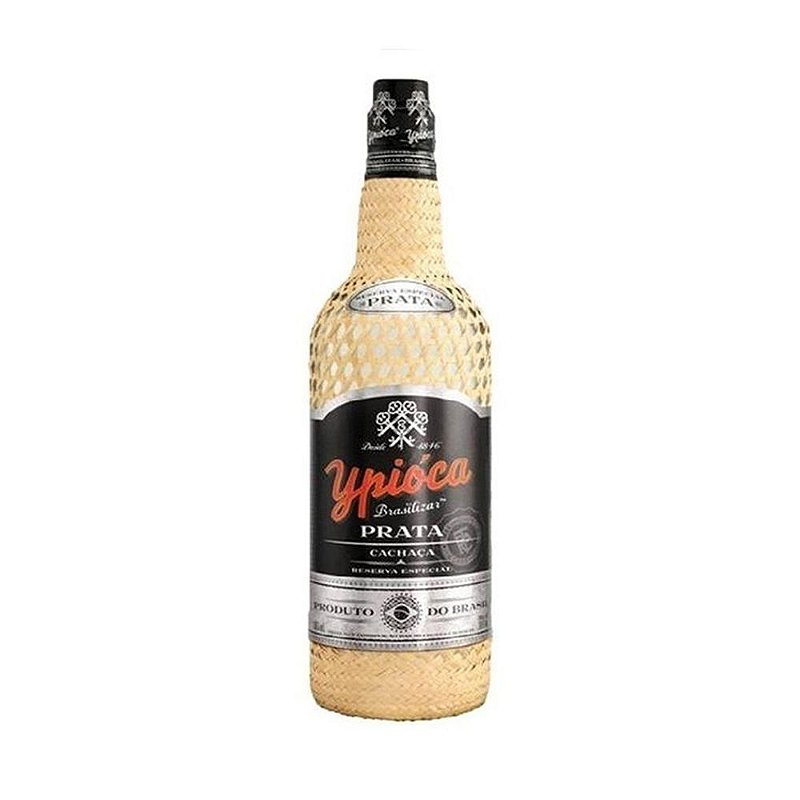 Cachaça Ypióca Empalhada Prata 960ml - Família Scopel Delivery