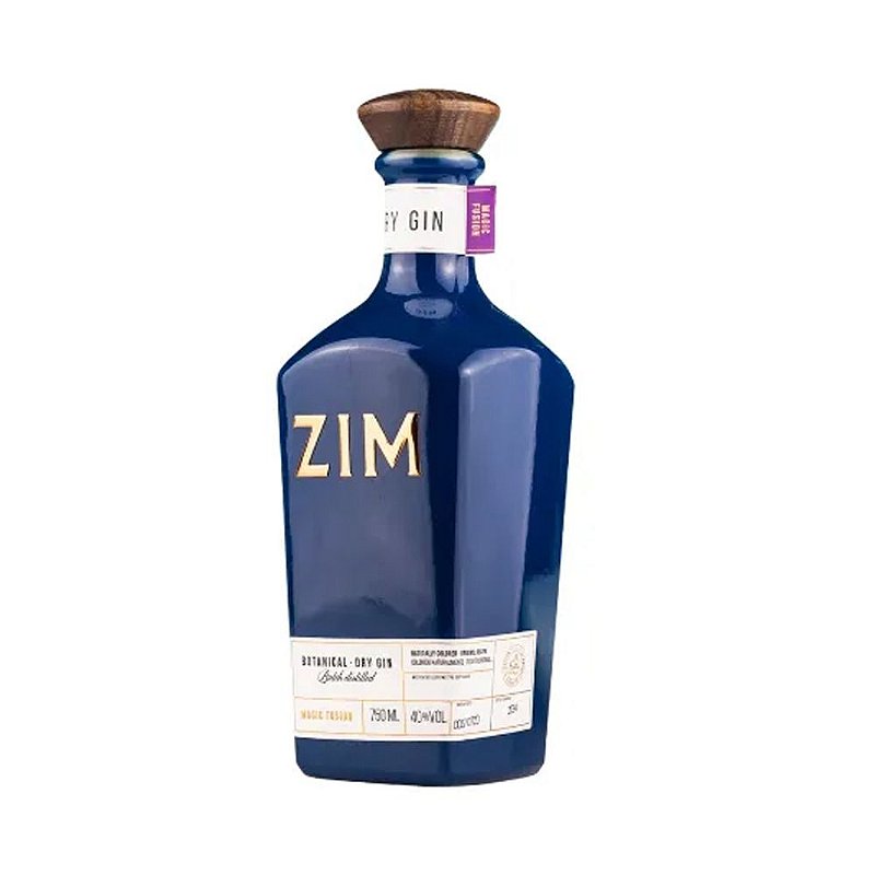 Gin Zim Magic Fusion Azul 750ml - Família Scopel Delivery