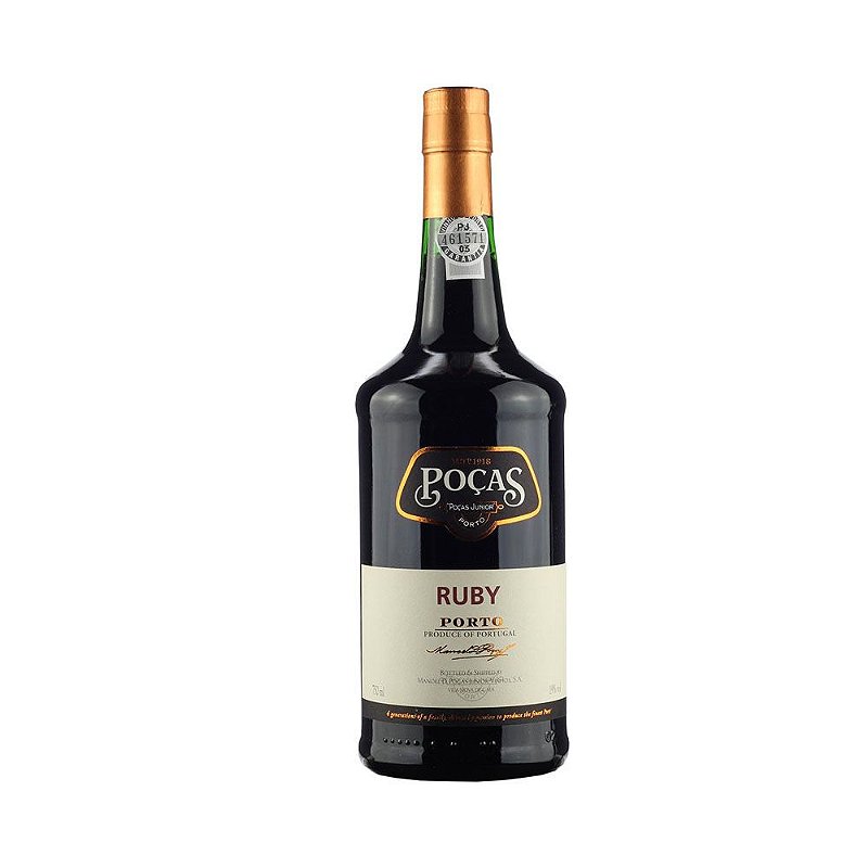 Vinho Licoroso Poças Porto Ruby 750ml - Família Scopel Delivery