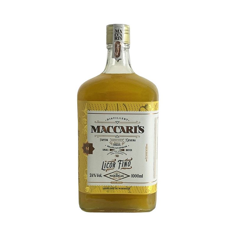 Licor Fino Maccari's de Maracúja 1l - Família Scopel Delivery