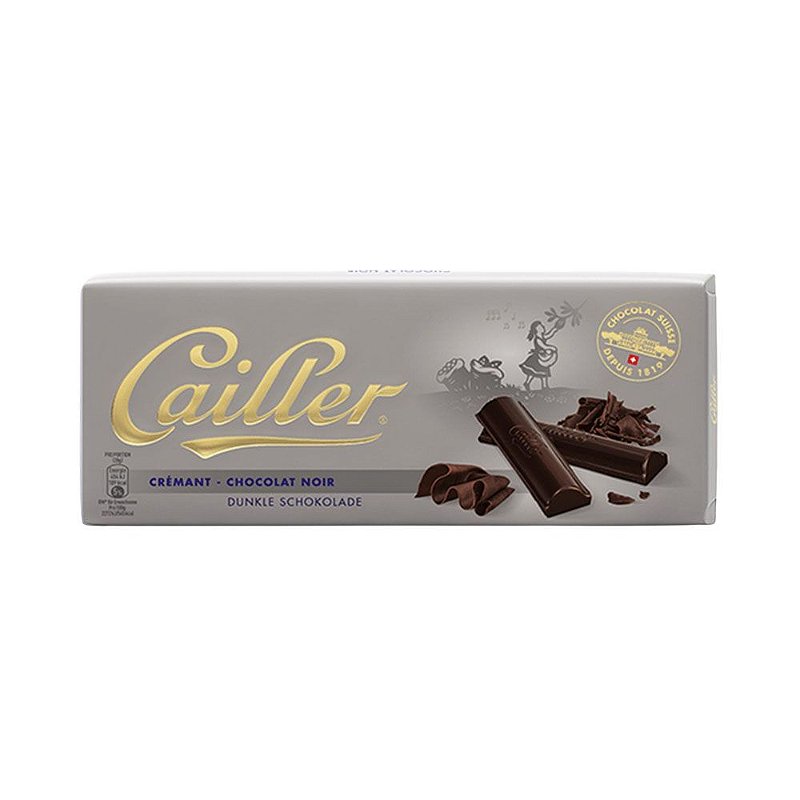 Chocolate Cailler Cremant Chocolat Noir 100g - Família Scopel Delivery