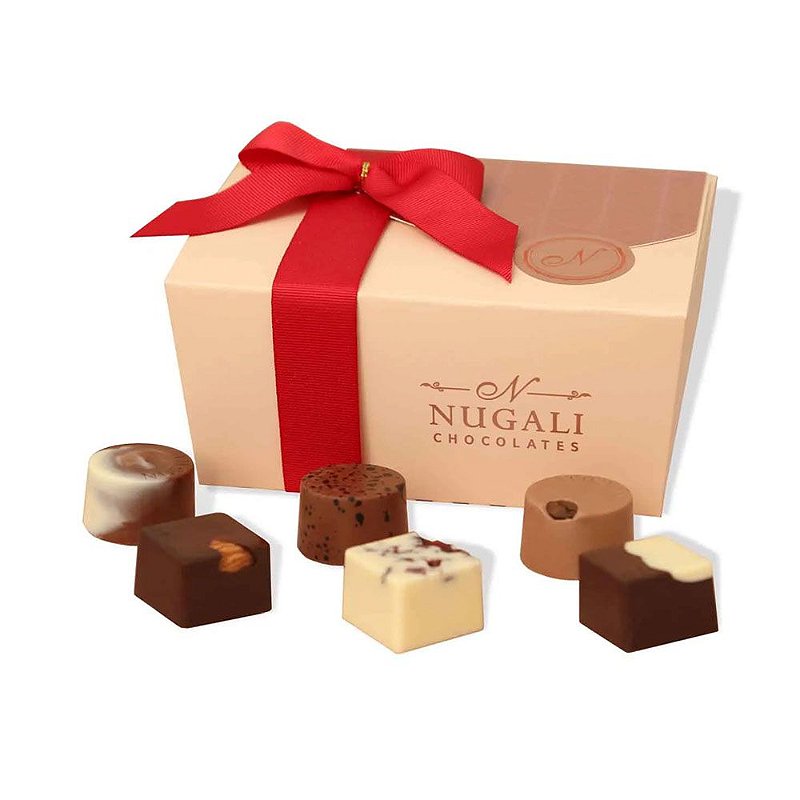 Bombons Finos Ballotin de Natal Nugali 150g - Família Scopel Delivery