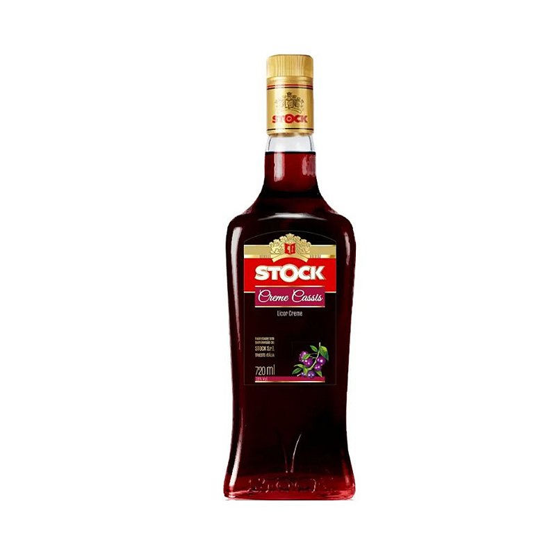 Licor Creme de Cassis Stock 720ml - Família Scopel Delivery
