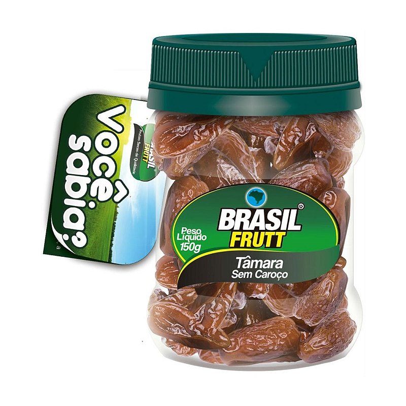 Tâmara Sem Caroço Pote Brasil Frutt 150g - Família Scopel Delivery