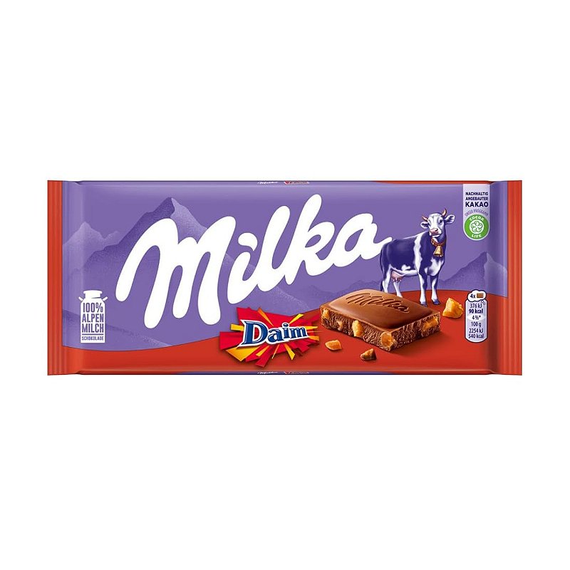 Chocolate Daim Milka 100g - Família Scopel Delivery