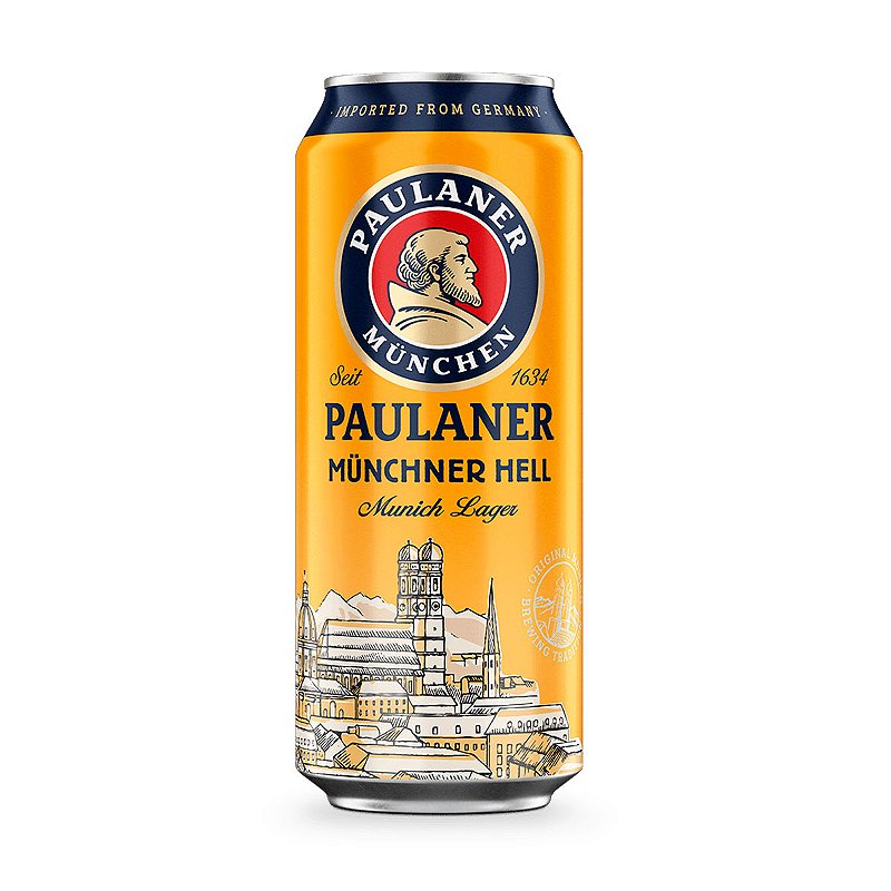 Cerveja Paulaner Original Munchner Hell Lata 500ml - Família Scopel ...