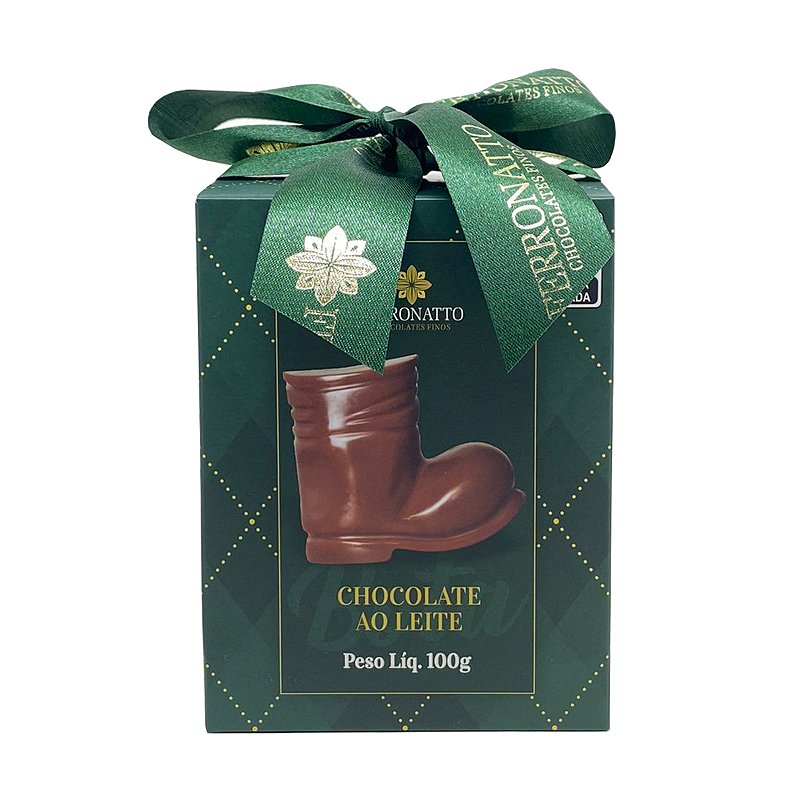 Bota de Chocolate ao Leite Ferronatto 100g - Família Scopel Delivery