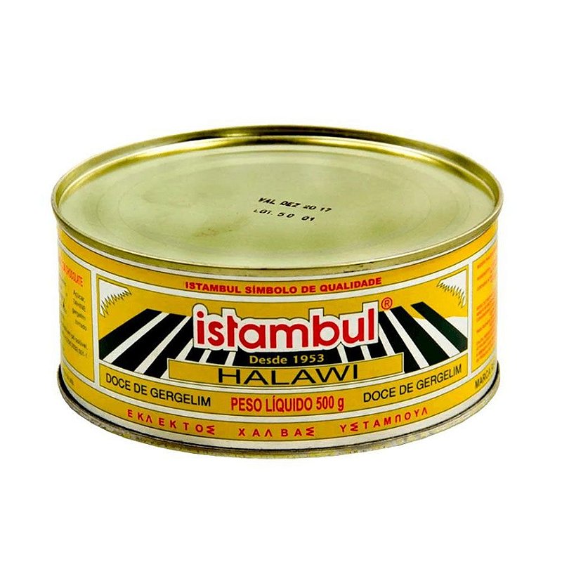 Doce Istambul Tradicional de Gergelim Lata 500g - Família Scopel Delivery