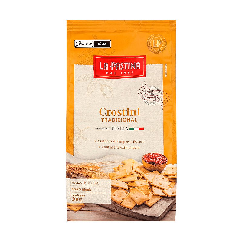 Crostini La Pastina Tradicional 200g - Família Scopel Delivery