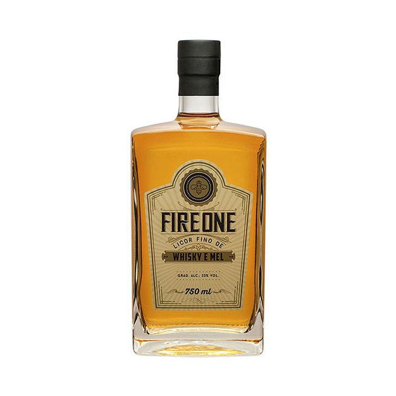 Licor Fino de Whisky Fire One Mel 750ml - Família Scopel Delivery