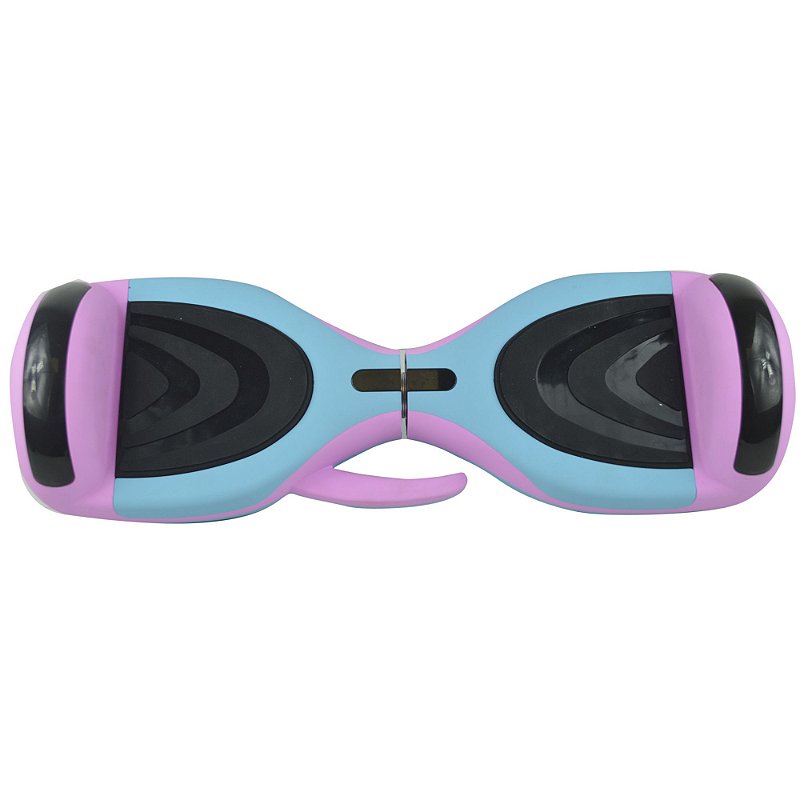 Skate Elétrico Hoverboard Original 6,5" Led Alça Rosa Azul 27069 - YDTECH