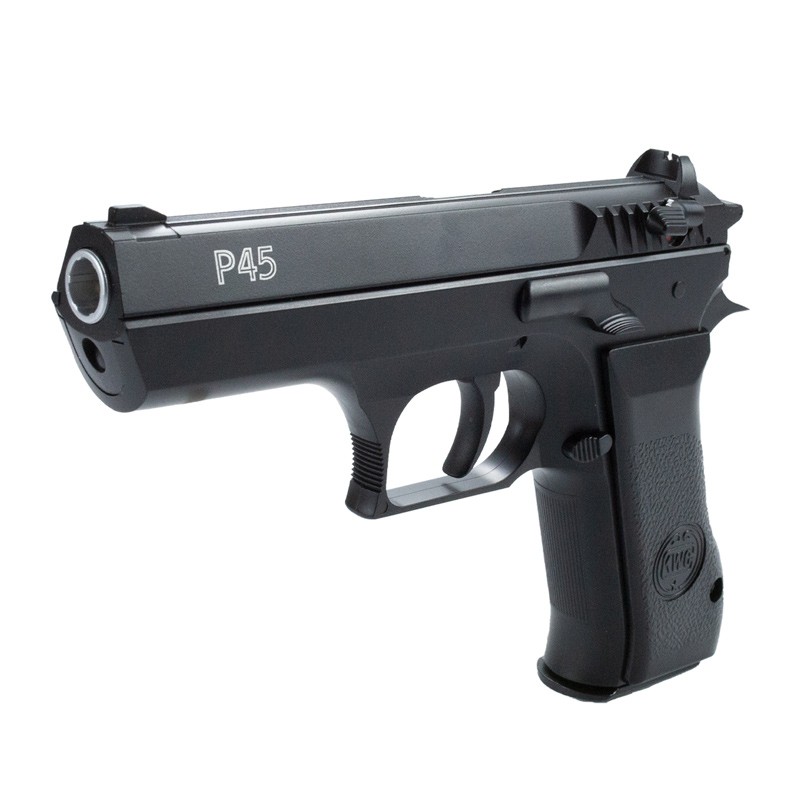Pistola Airgun P45 KWC Rossi Co2 4,5mm - E&G Comércio - Airsoft