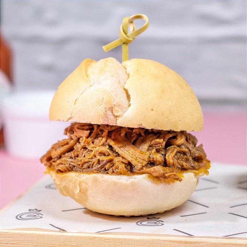 Mini Sanduíche - Pernil - Caixa Gourmet - Comemore do seu jeito