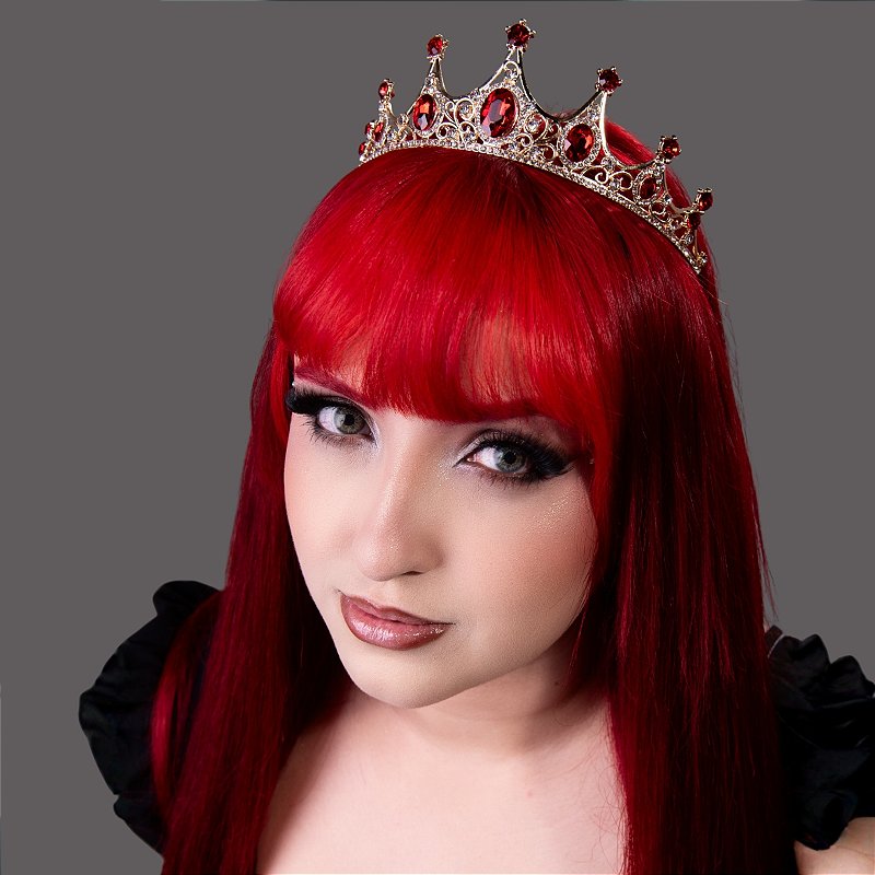 Tiara Coroa Luxo com Cristais Dança do Ventre | Cigana- TC02 - Atelier ...