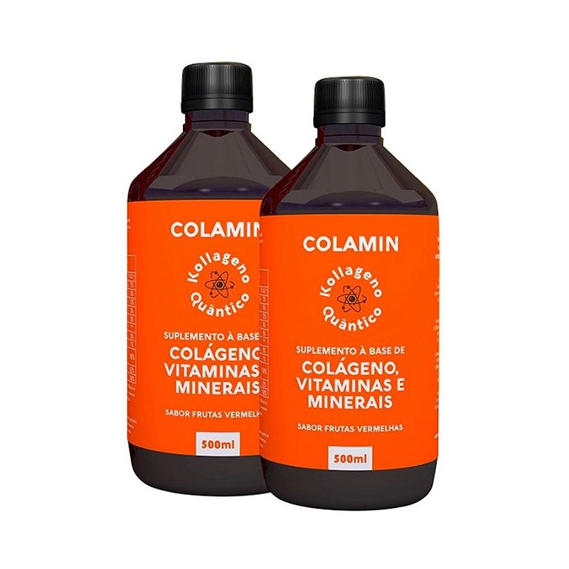 KIT 2 COLAMIN 500ML - FISIOQUANTIC - FitoNatureza