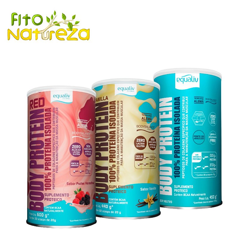 KIT BODY PROTEIN 3 SABORES - FitoNatureza