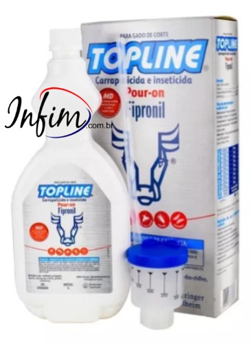 Topline Pour On 1 Litro - Boehringer Ingelheim - Infim