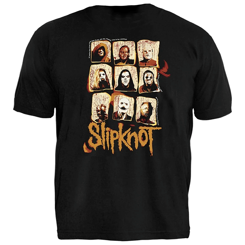 SLIPKNOT 9 PHOTOS STAMP PSM 1746 - Loja Rock n' Roll
