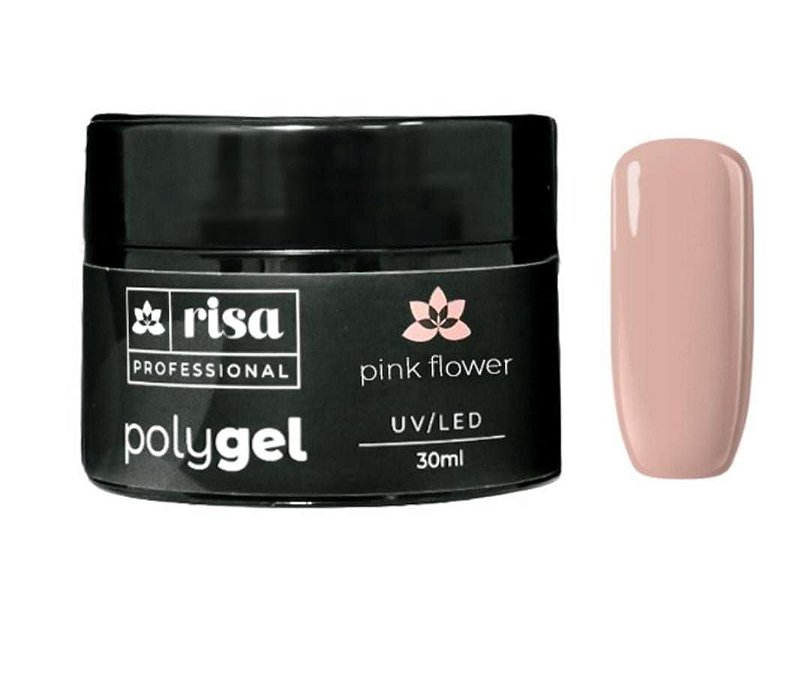 Polygel Pink Flower 30ml - jadiperfumaria