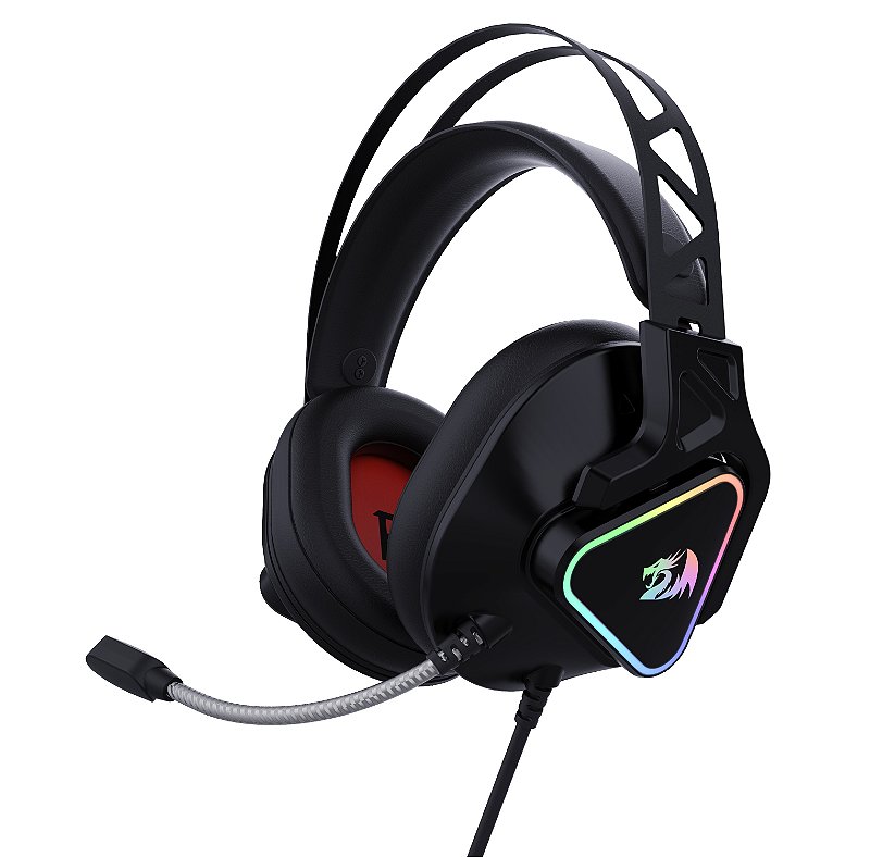 HEADSET GAMER REDRAGON RGB CADMUS PRETO - Redragon Store