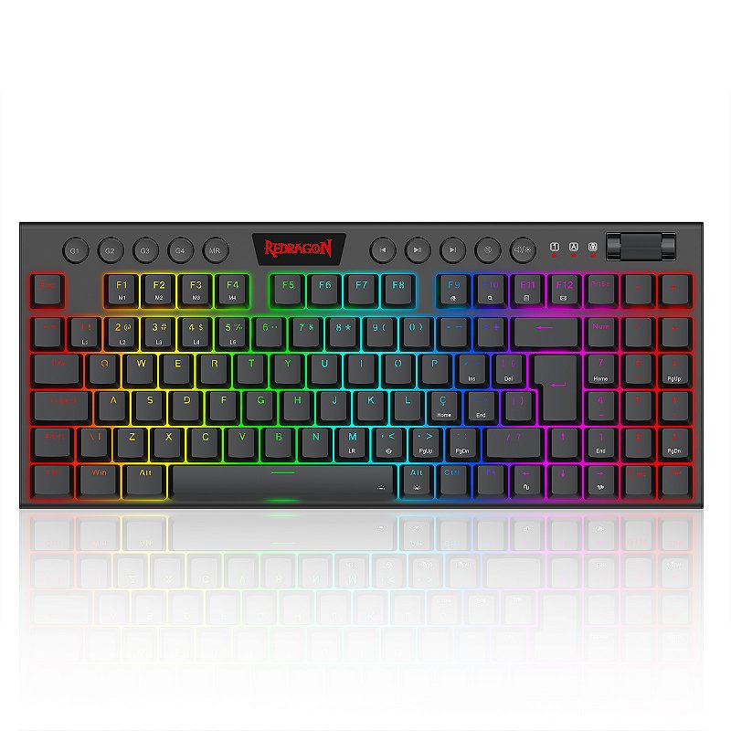 Teclado mecânico Low Profile Redragon Yi 96% Com fio - Redragon Store