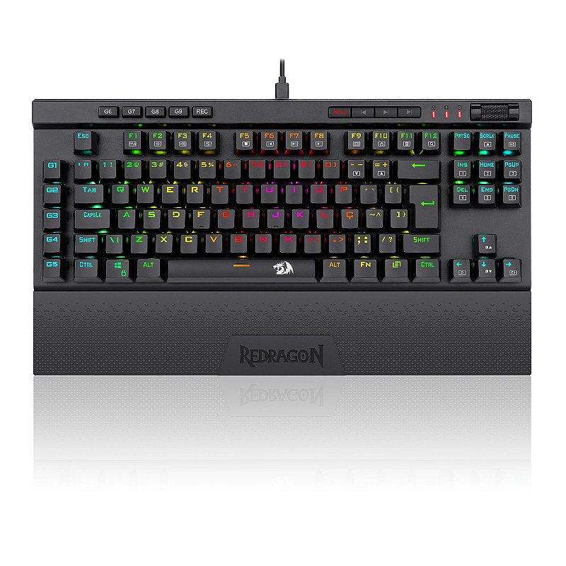 Teclado optico Gamer Redragon K587 Magic-Wand Pro RGB, ABNT, K587RGB ...