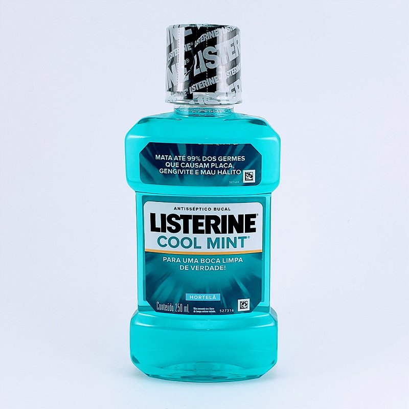LISTERINE ENX BUC 250ML COOL MINT - Barão Cosméticos