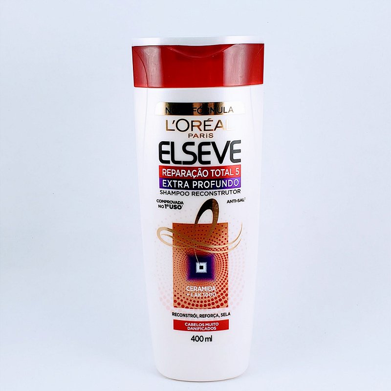 ELSEVE SHAMPOO 400ML REP.TOT.5 E.PR - Barão Cosméticos