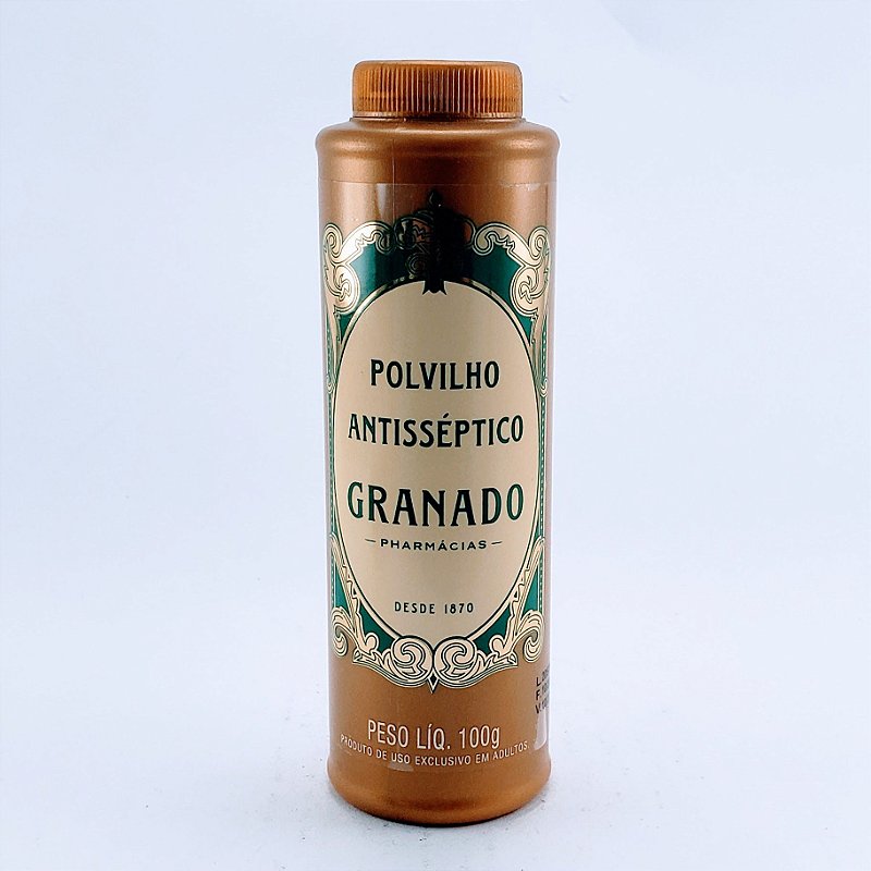 TALCO GRANADO POLV 100G TRADICIONAL - Barão Cosméticos