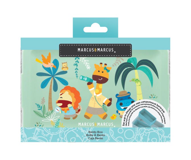 Bento Box Jungle Verde 700ml - Marcus & Marcus - TotalBaby Store