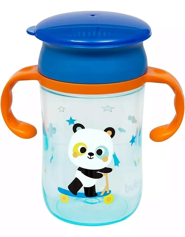 Copo de Treinamento 360º Bubazoo Panda - Buba - TotalBaby Store