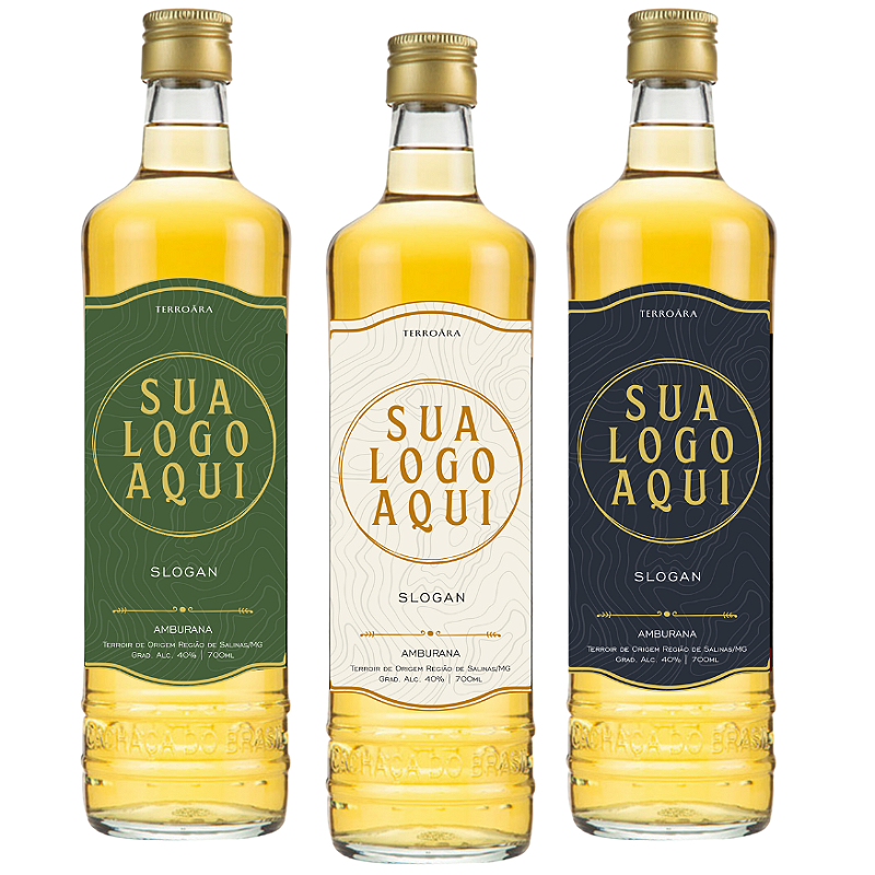 KIT CACHAÇA PERSONALIZADA RÓTULO LOGO 700ML 12 UNIDADES - Cachaças de ...