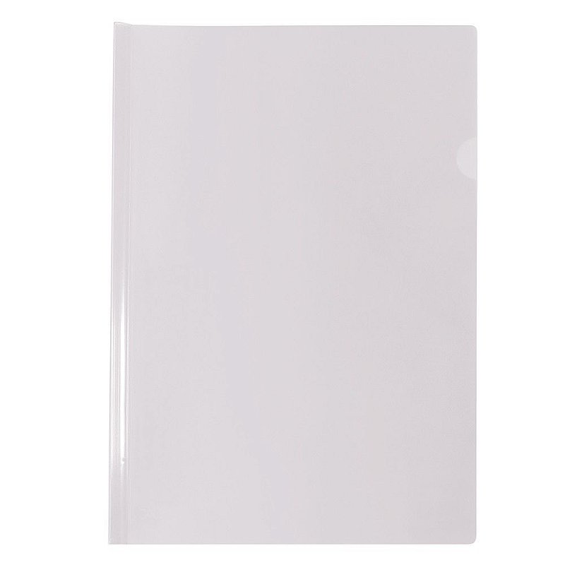 Pasta Plastica C/ Canaleta A4 Transparente - MEGA IMPRESS - Papelaria ...