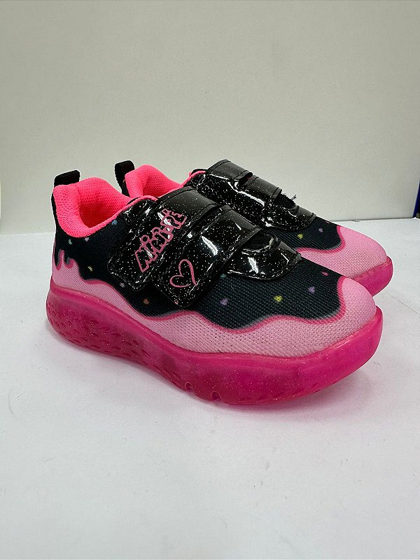 Minipe Preto Pink Frank Chaves Calçados