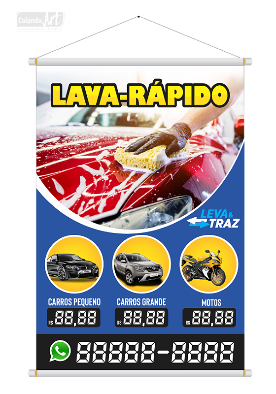 Banner Lava Rápido - ColandoArt