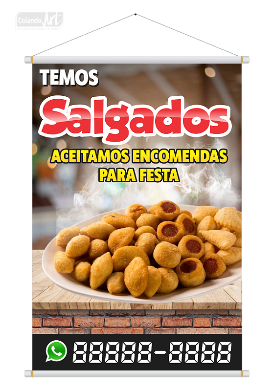 Banner Salgados - ColandoArt