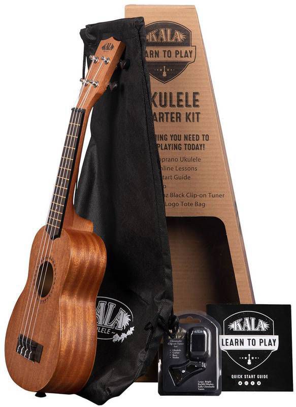 Ukulele Kala Learn To Play Starter Kit Soprano Mahogany - Planet Music ...