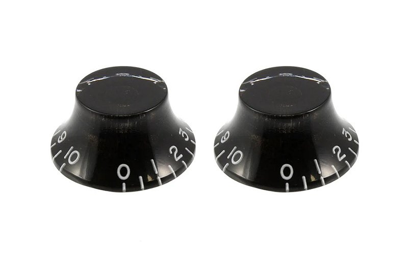 Knob Bell Estilo Vintage Preto (Duas Unidades) - Planet Music Express