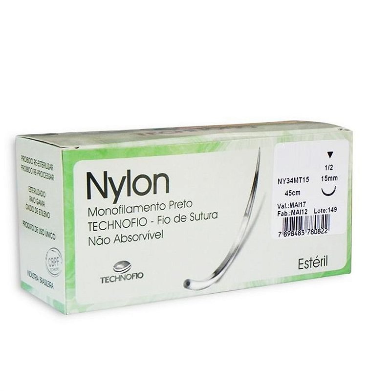 Fio de Sutura Mononylon 5-0 - Technofio - Dental Ice Virtual ... Fio de Sutura Mononylon 5-0 - Technofio - Dental Ice Virtual ...