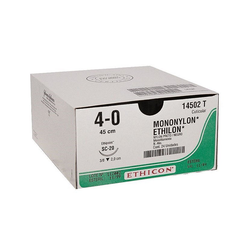 Fio de Sutura Mononylon 4-0 - Ethicon - Dental Ice Virtual ... Fio de Sutura Mononylon 4-0 - Ethicon - Dental Ice Virtual ...