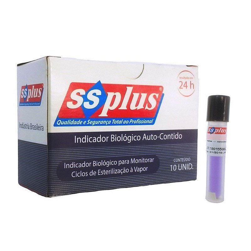 Indicador Biológico - SSPlus - Dental Ice Virtual - Instrumentos e ...