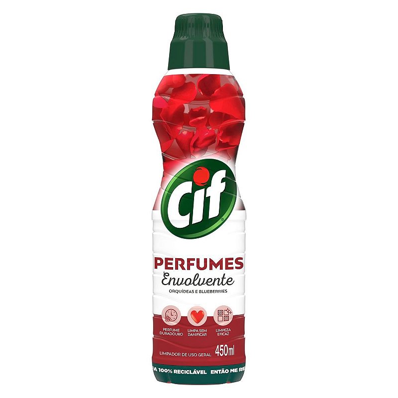Limpador Cif Perfumes Envolvente 450ml - Casa Vieira